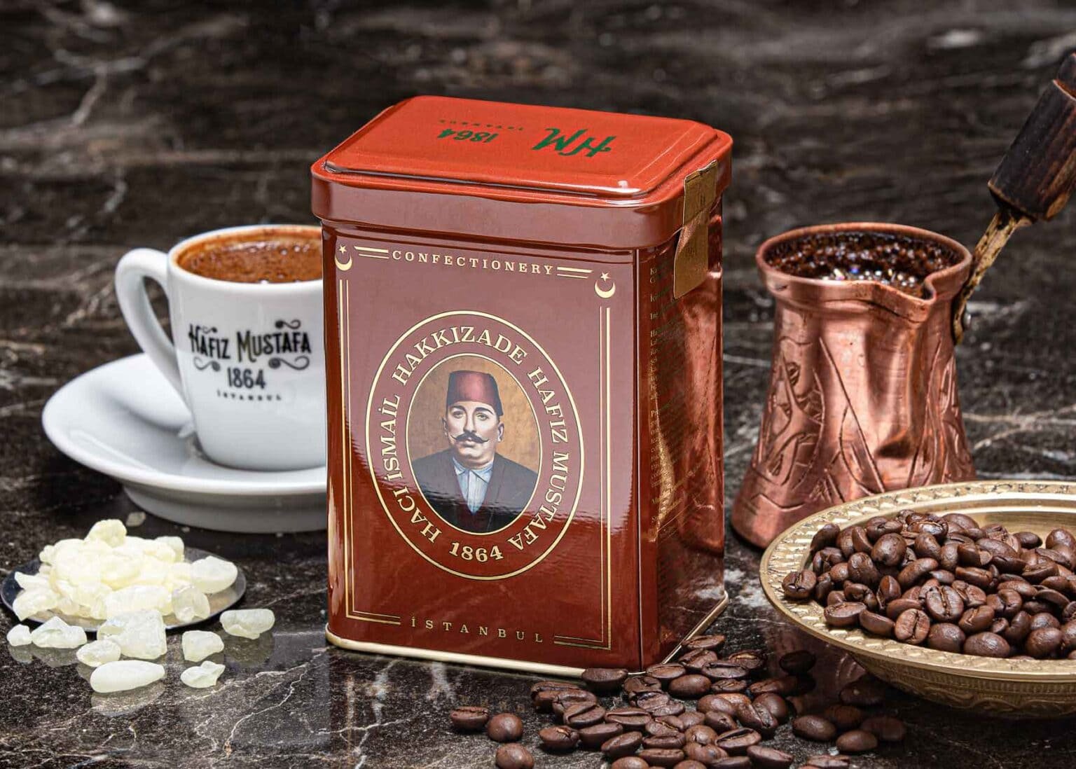 Gum Mastic Turkish Coffee 170gr. - Hafiz Mustafa 1864